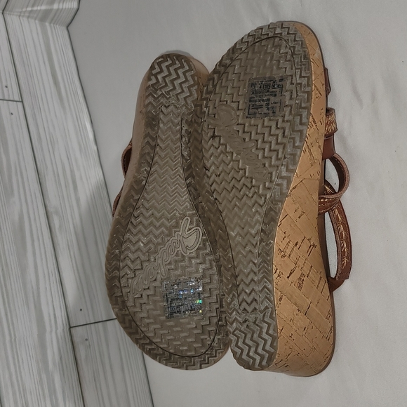 Skechers | Shoes | New Skechers Cali Beverlee Tiger Posse Brown Sandals ...